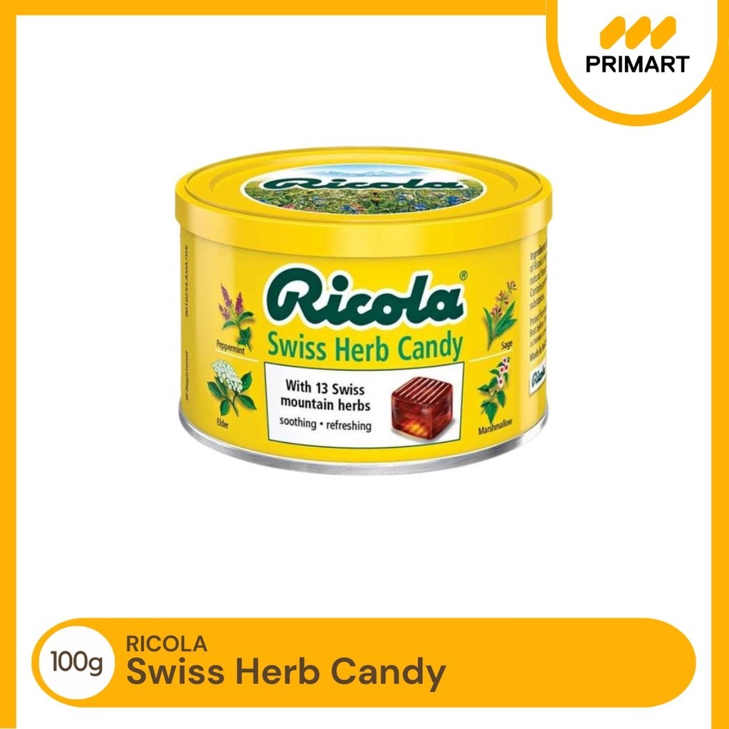 Jual Ricola Ori Herb 100 gr Permen Pelega Tenggorokan | Shopee Indonesia
