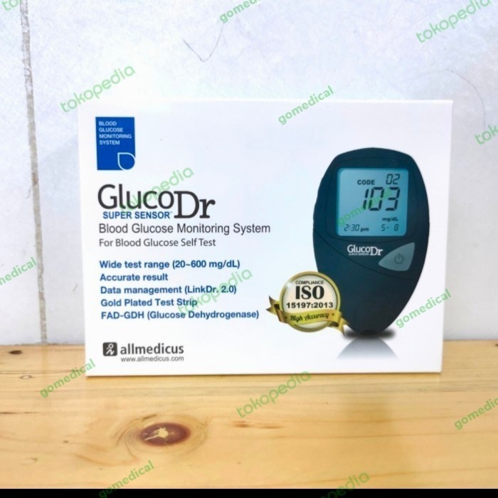 Jual Alat Gluco Dr super sensor AGM-2200- Alat cek gula darah terbaik ...