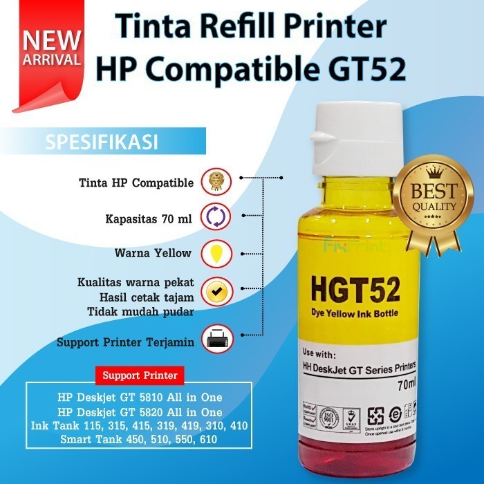 Jual Tinta Refill Cartridge 682 Black Color Printer 1215 1216 1217 4176 ...