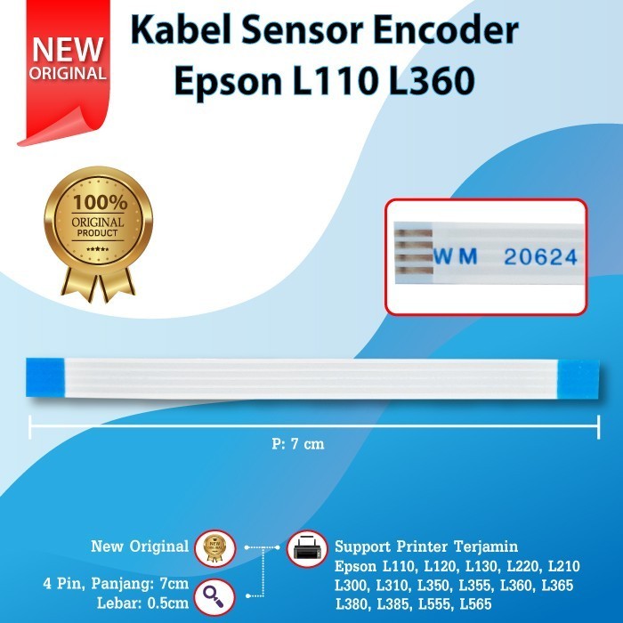 Jual Kabel Sensor Encoder Epson L310 L360 L365 L565 L110 L300 L210 Best ...