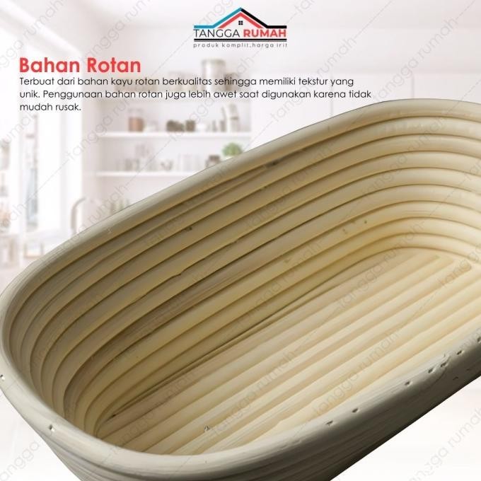 Jual Trend Cetakan Proofing Sourdough Adonan Kue & Roti Banneton Basket ...