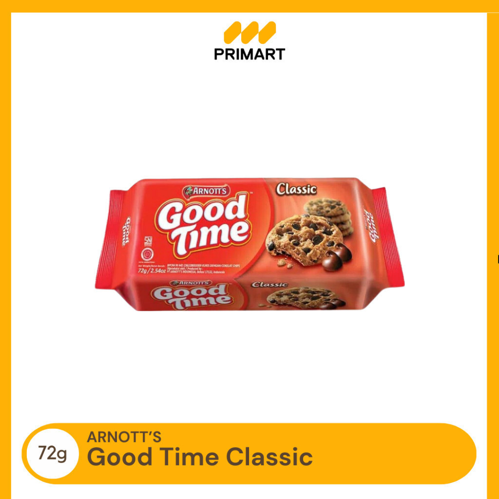 Jual Good Time Classic Chocochips Cookies 72gr | Shopee Indonesia