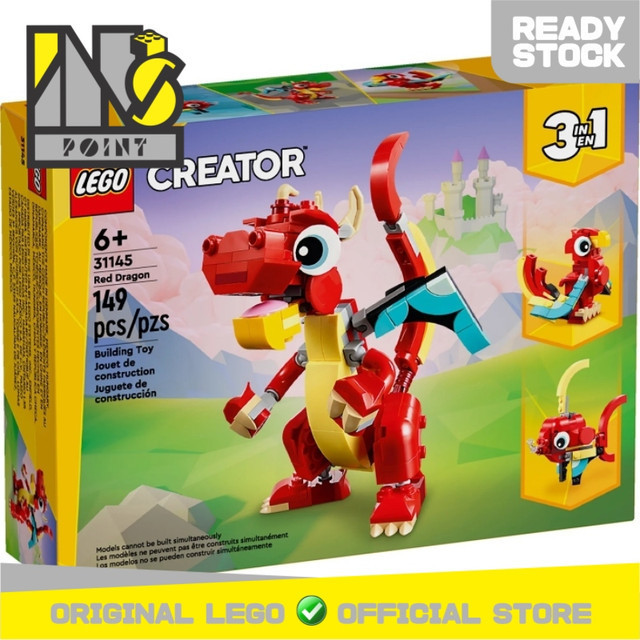 Jual LEGO 31145 - Creator - Red Dragon | Shopee Indonesia