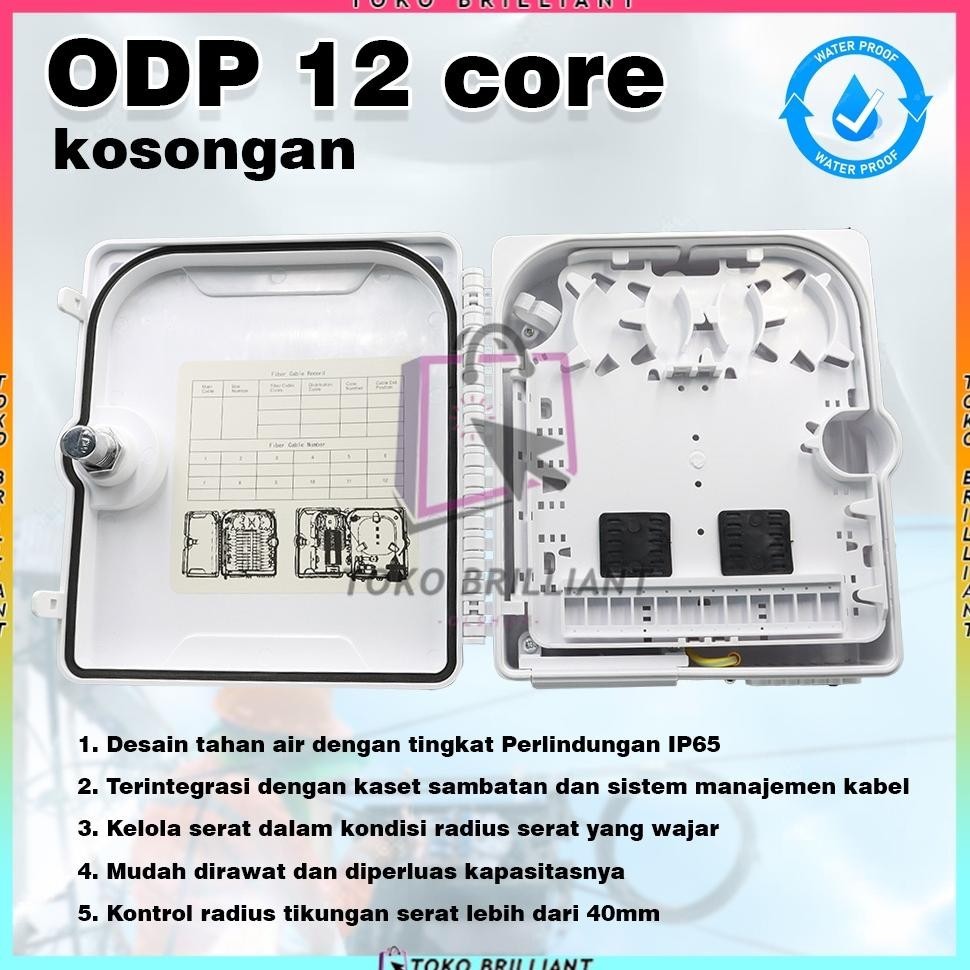 Jual Ready Optical Distribution Point 12 Core Kosongan Model Plc Odp ...
