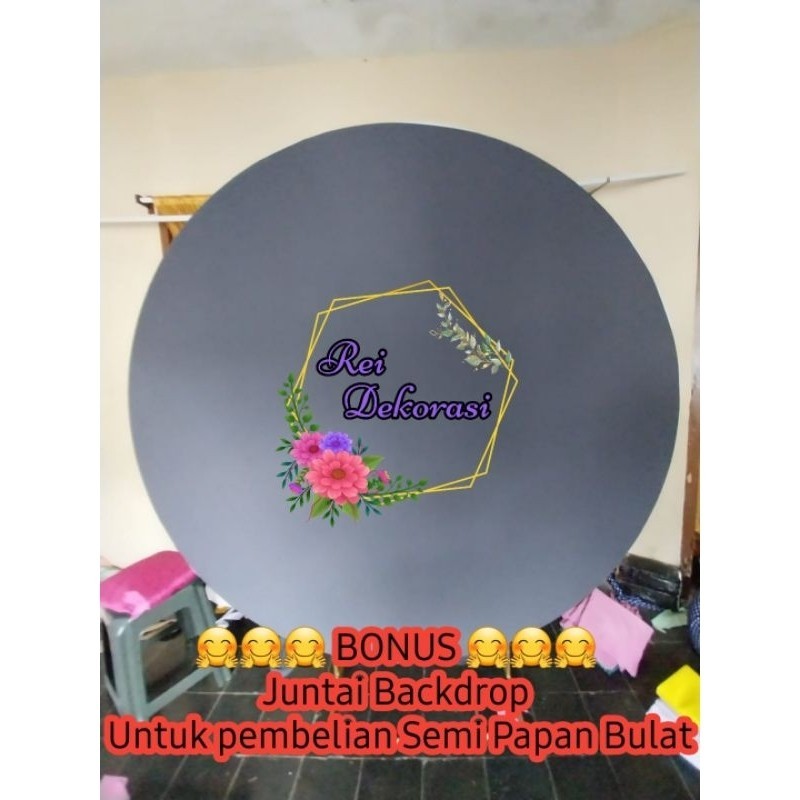 Jual Ter Badrop Baground Bulat Se Papan Bulat Kain Abutai Ukuran ...