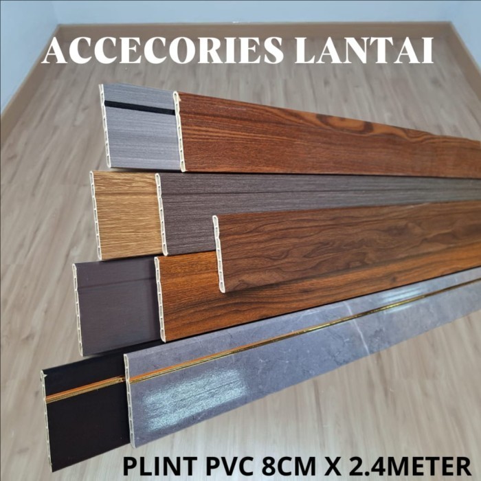 Jual Plint Lantai Lebar 8cm x Panjang 2,4meter Bahan Pvc / Plint Pvc ...