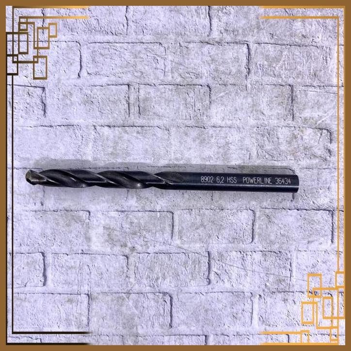 Jual [PCB] BOR DRILL 6.2 MM HSS POWERLINE BEKAS SEKEN MULUS LAYAK PAKAI ...