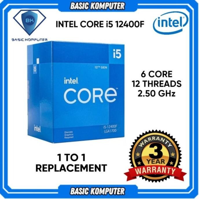 Jual HARGA DISC - PROCESSOR INTEL CORE i5 12400F 2.5 GHz BOX SOCKET ...