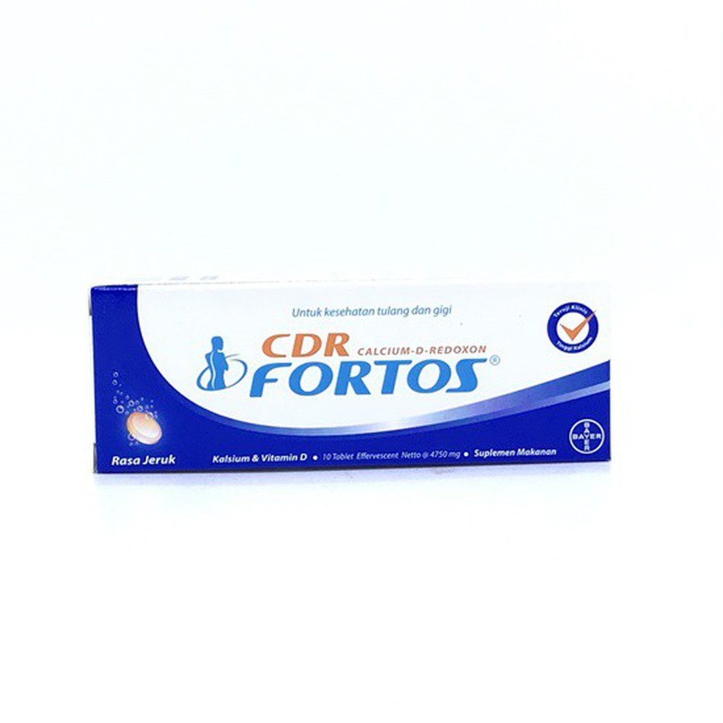 Jual CDR Fortos Memelihara Kesehatan Tulang dan Gigi (10 Tablet ...