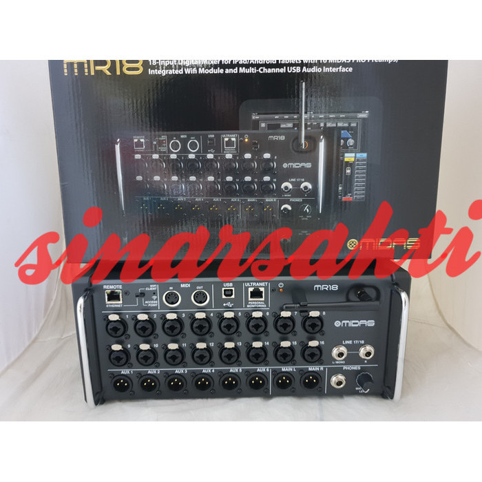 Jual MIDAS MR18 MIXER DIGITAL CONTROLLER ( ORIGINAL ) | Shopee Indonesia