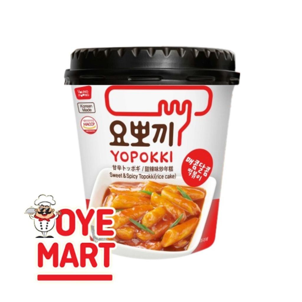 Jual YOPPOKI TOPOKKI CUP 140GR/TOPPOKI MAKANAN KHAS KOREA ORIGINAL ...