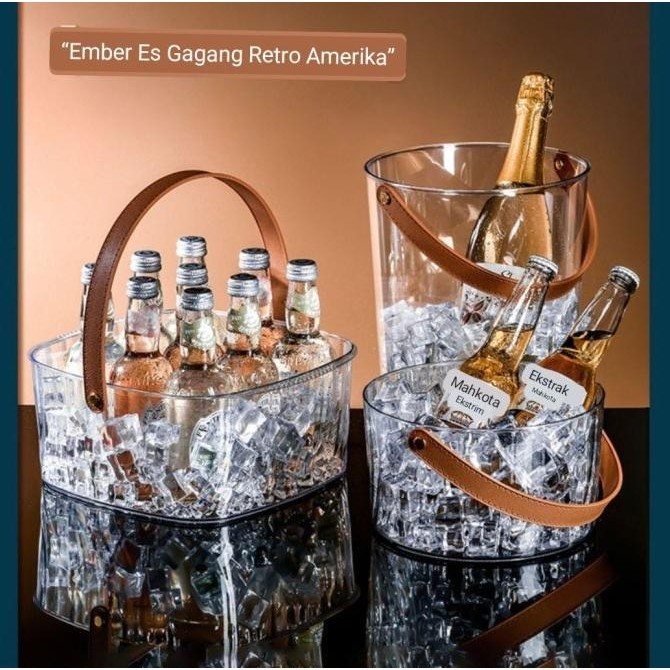Jual Keranjang Es Transparan - Ice Bucket Es Minuman Bucket Buah ...