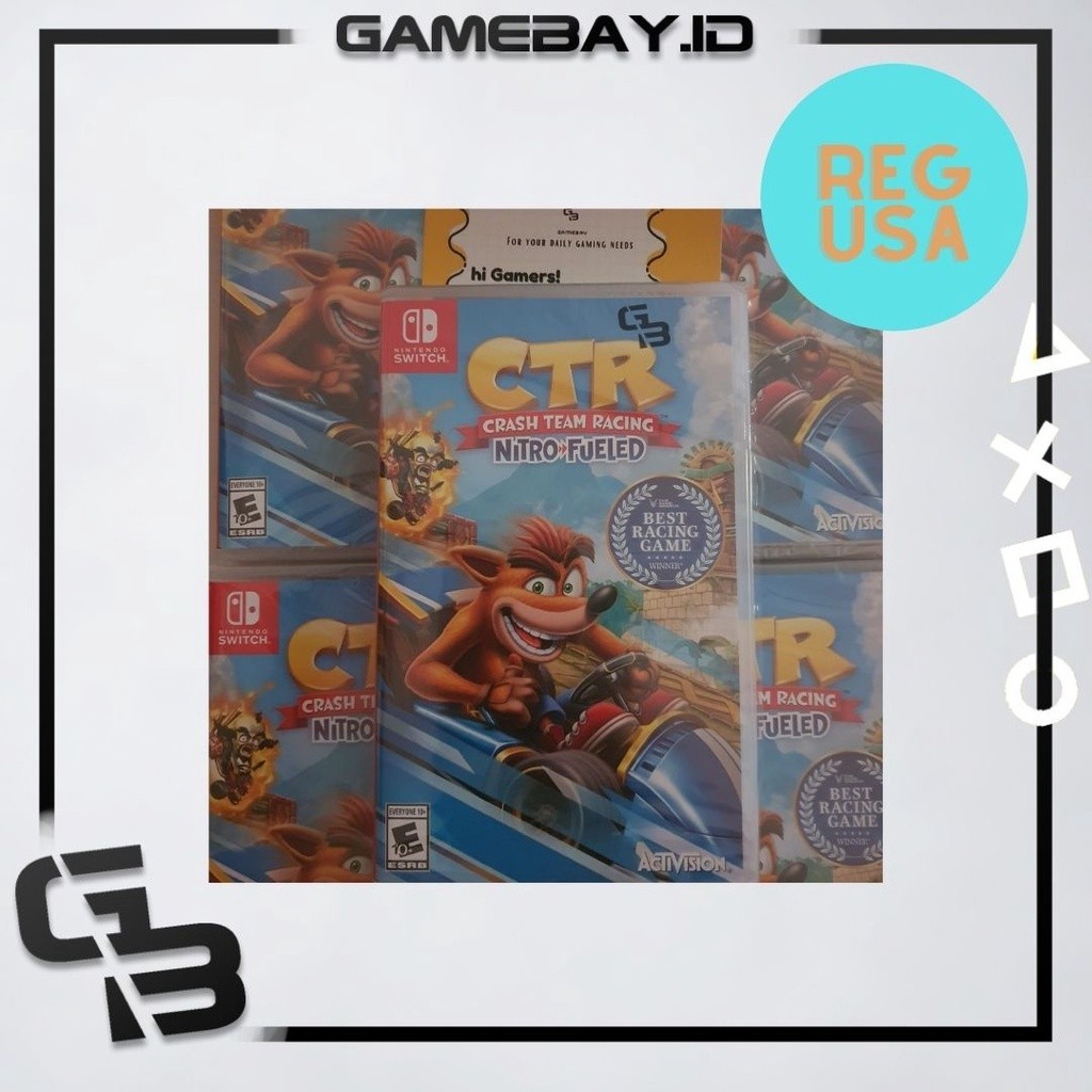 Jual CTR / Crash Team Racing Nitro Fueled Nintendo Switch | Shopee ...