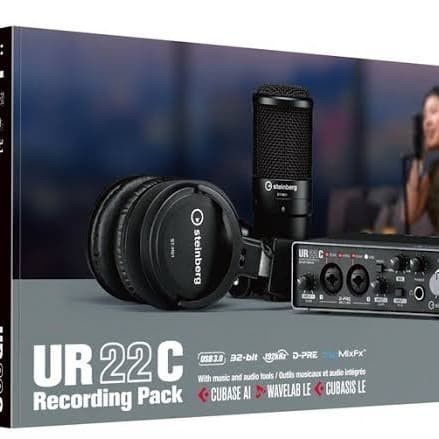 Jual STEINBERG UR22 / UR22C MKII RECORDING PACK SOUNDCARD | Shopee ...