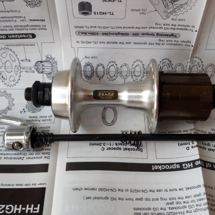 Jual New Freehub Shimano Exage Hg50 36 Hole 7 Speed Japan Ori | Shopee ...