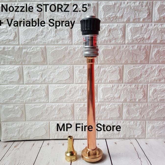 Jual Fire Jet Nozzle Storz Nuzzle Pemadam 2.5 Inch + Variable Spray | Shopee Indonesia