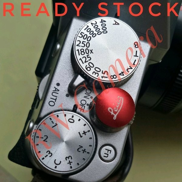 Jual Promo Soft Release Shutter Button Logo Leica Merah Cembung M9 M8 Mp M7 X1 M9P M8P M6 M5 M4 ...
