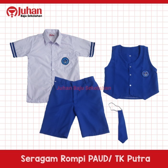 Jual Seragam Tk Paud Pendek Seragam Sekolah Anak Paud Tk Baju Paud Tk ...