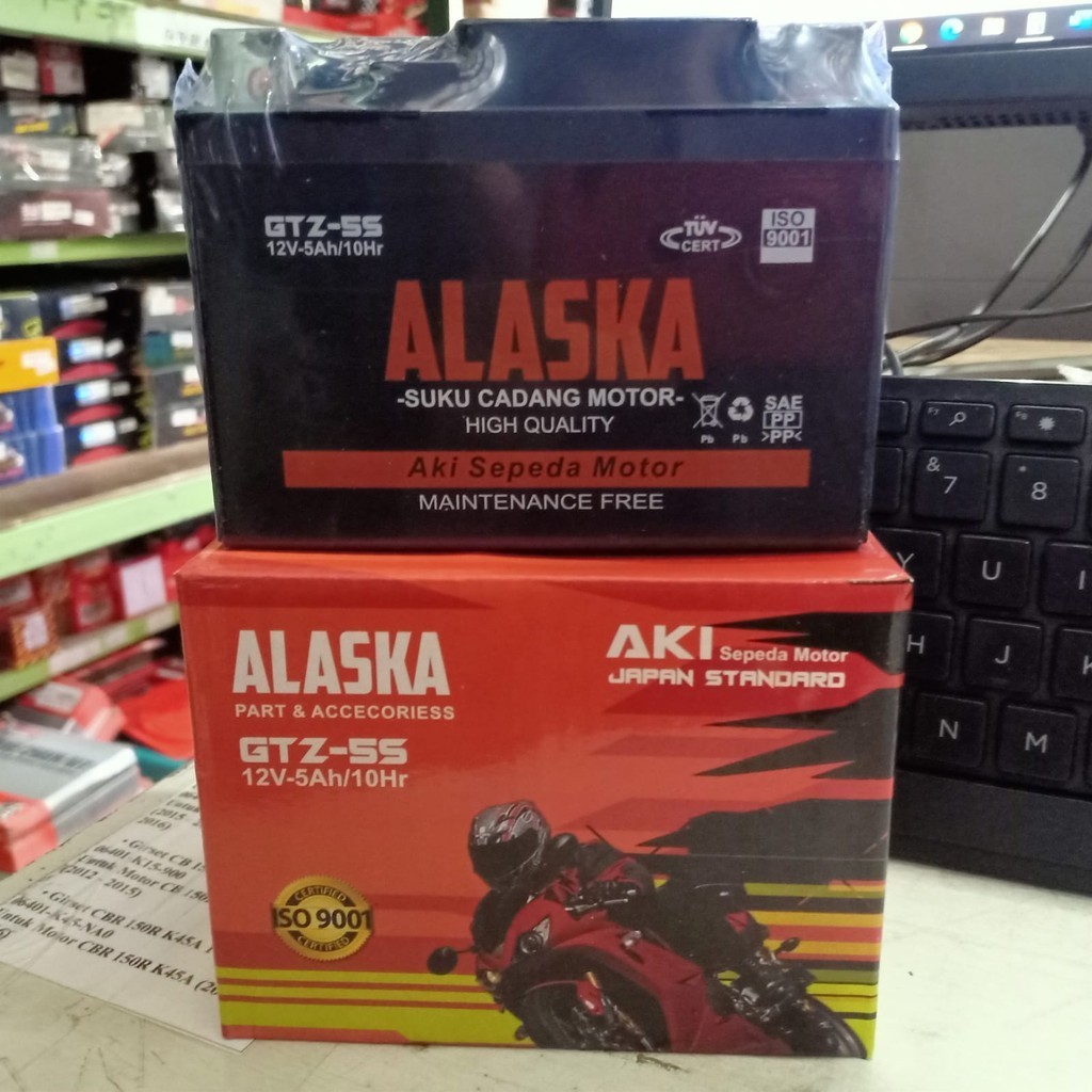 Jual Promo!!!! Aki Murah Accu Murah Bagus Full Kering GTZ5S Karisma Beat Supra X 125 Mega Pro ...