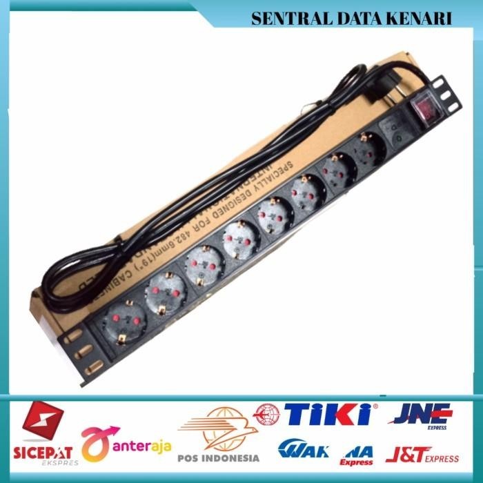 Jual 19" POWER DISTRIBUTION UNIT 8 PORT SUDAH ADA ANTI PETIR/PDU 8 HOLE | Shopee Indonesia