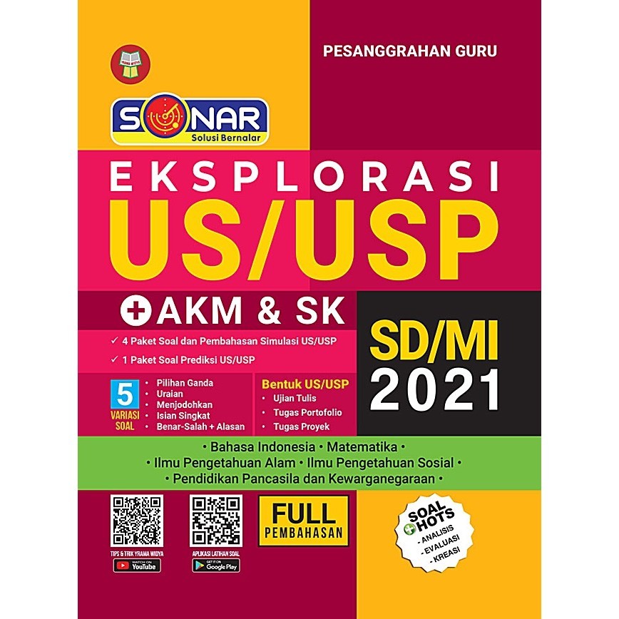Jual SD-MI SONAR EKSPLORASI US-USP + AKM&SK 2021 | Shopee Indonesia