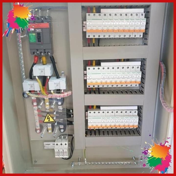 Jual panel penerangan distribusi lvmdp mdp sdp 80a schneider mcb domae ...