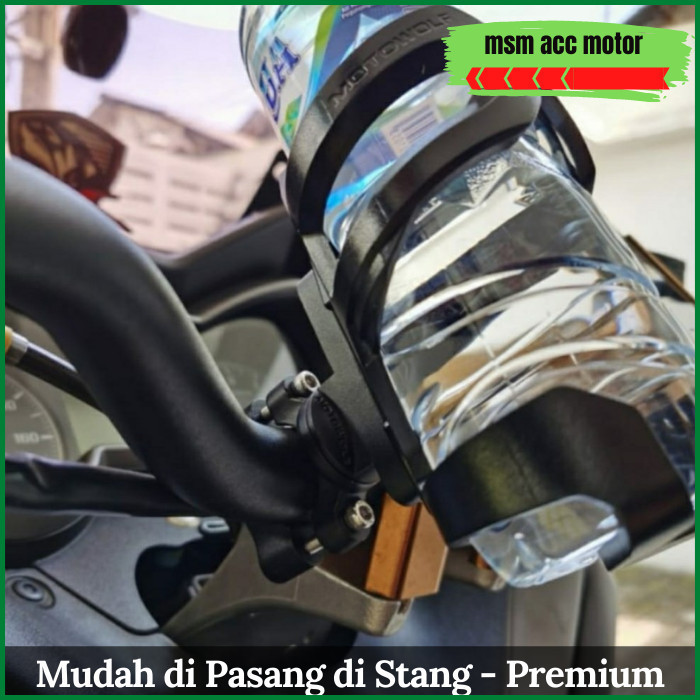 Jual HOLDER BOTOL MOTOWOLF TEMPAT BOTOL MINUM DI STANG PCX ADV 150 160 ...