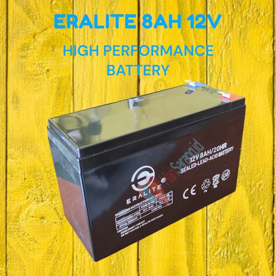 Jual Battery Aki CBA eralite kering Tangki sprayer elektrik UPS 12volt ...