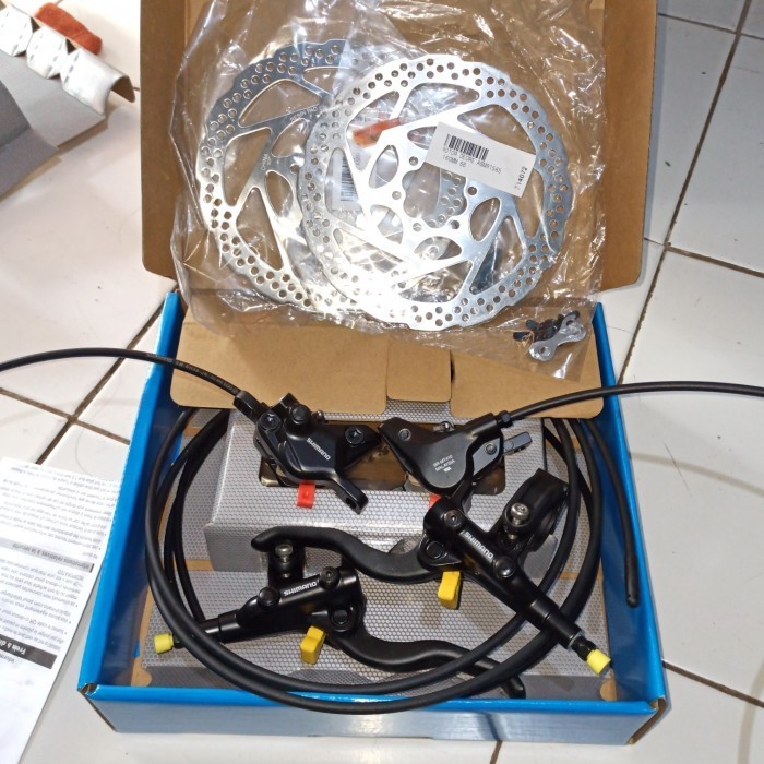 Jual REM SEPEDA BRAKE SET HYDRAULIC SHIMANO DEORE M4100 BR MT410 ...