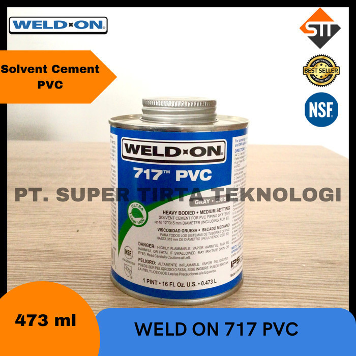 Jual WELD ON 717 PVC SOLVENT CEMENT | Shopee Indonesia