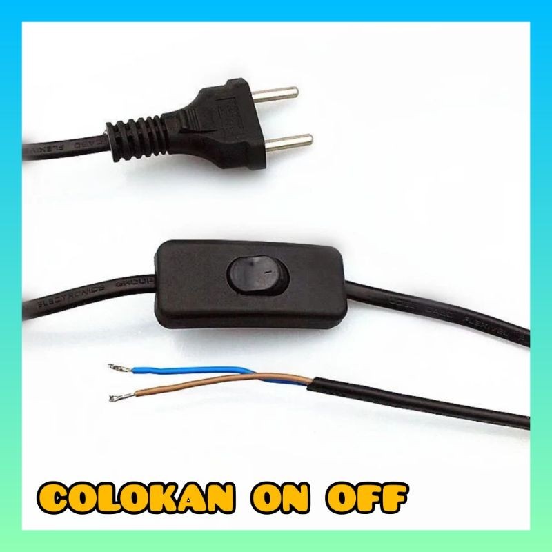 Jual KABEL POWER SWITCH SAKLAR ON & OFF KABEL SAMBUNGAN LAMPU | Shopee ...