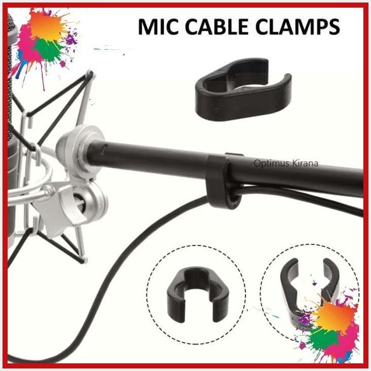 Jual (TOP) CABLE MANAGEMENT HOOK CLAMP KLIP KLEM POLE TRIPOD KABEL MIC ...