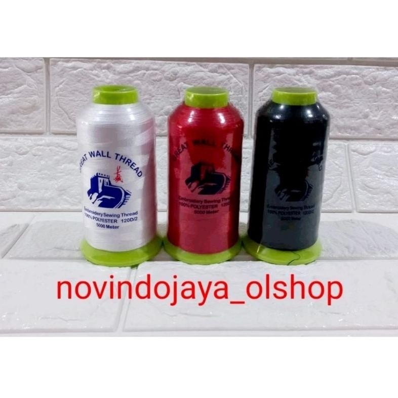 Jual Product Terpopuler Benang bordir polyester great wall TERMURAH ...
