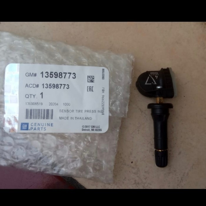 Jual Sensor Tekanan Angin Ban TPMS Trax Trailblazer Captiva13598773 GM ...