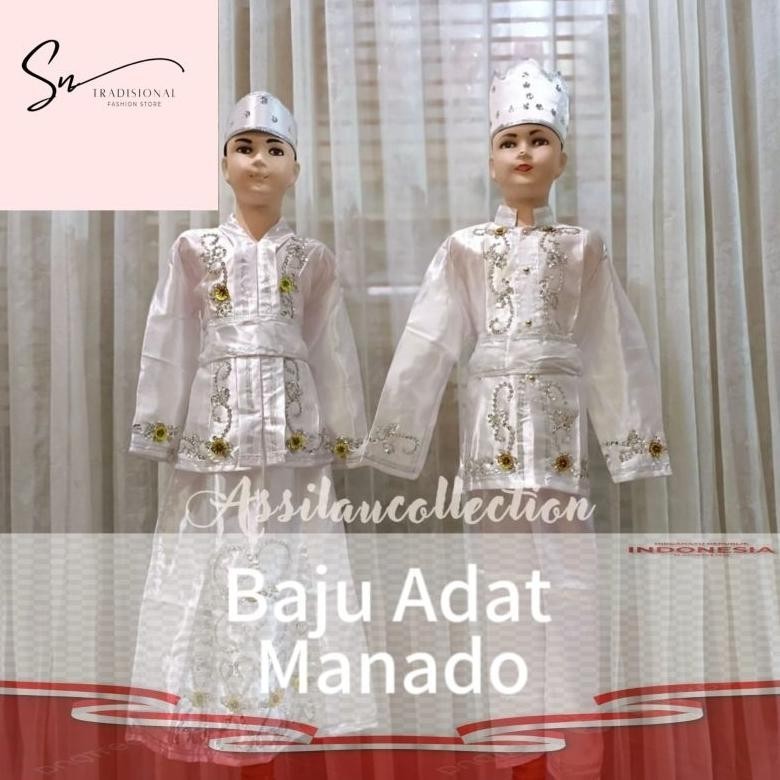 Jual BJA baju adat manado anak satuan cewek/cowok | Shopee Indonesia