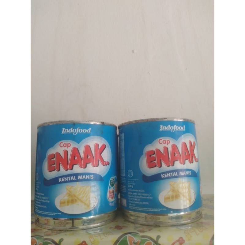 Jual SUSU KENTAL MANIS MEREK CAP ENAAK INDOFOOD 370gr | Shopee Indonesia