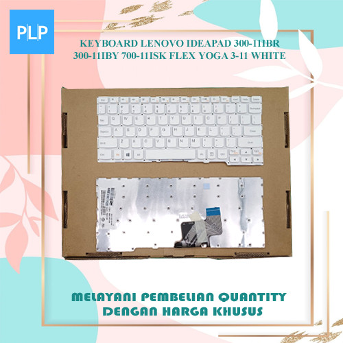 Jual Keyboard Lenovo Ideapad 300-11ibr 300-11iby 700-11isk White ...