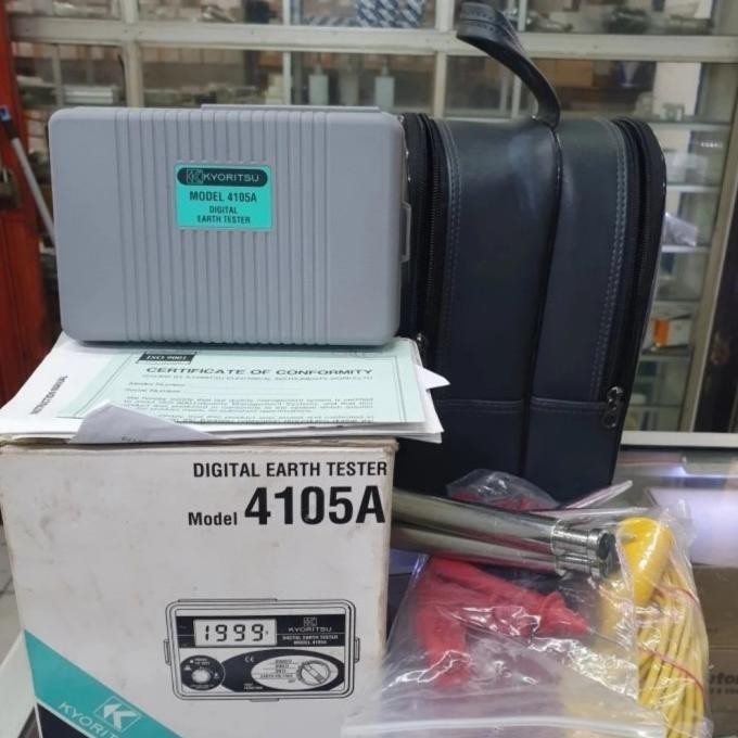 Jual Meger Grounding Kyoritsu 4105A Earth Tester Original | Shopee ...