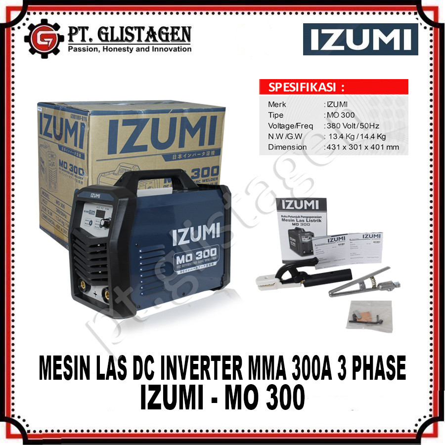Jual IZUMI MO 300 Mesin Las Trafo Travo Las ARC IGBT MMA MMAi MO-300 3PHASE | Shopee Indonesia