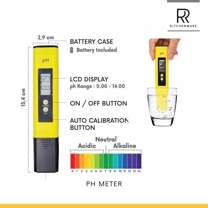 Jual Ph Meter / Ph Digital / Tester Ph / Alat Pengukur Keasaman Cairan ...