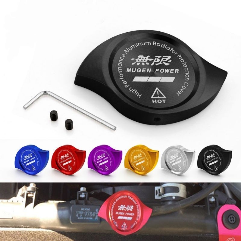 Jual Cover Tutup Radiator Cap Mobil dan Motor Universal Mugen Power ...