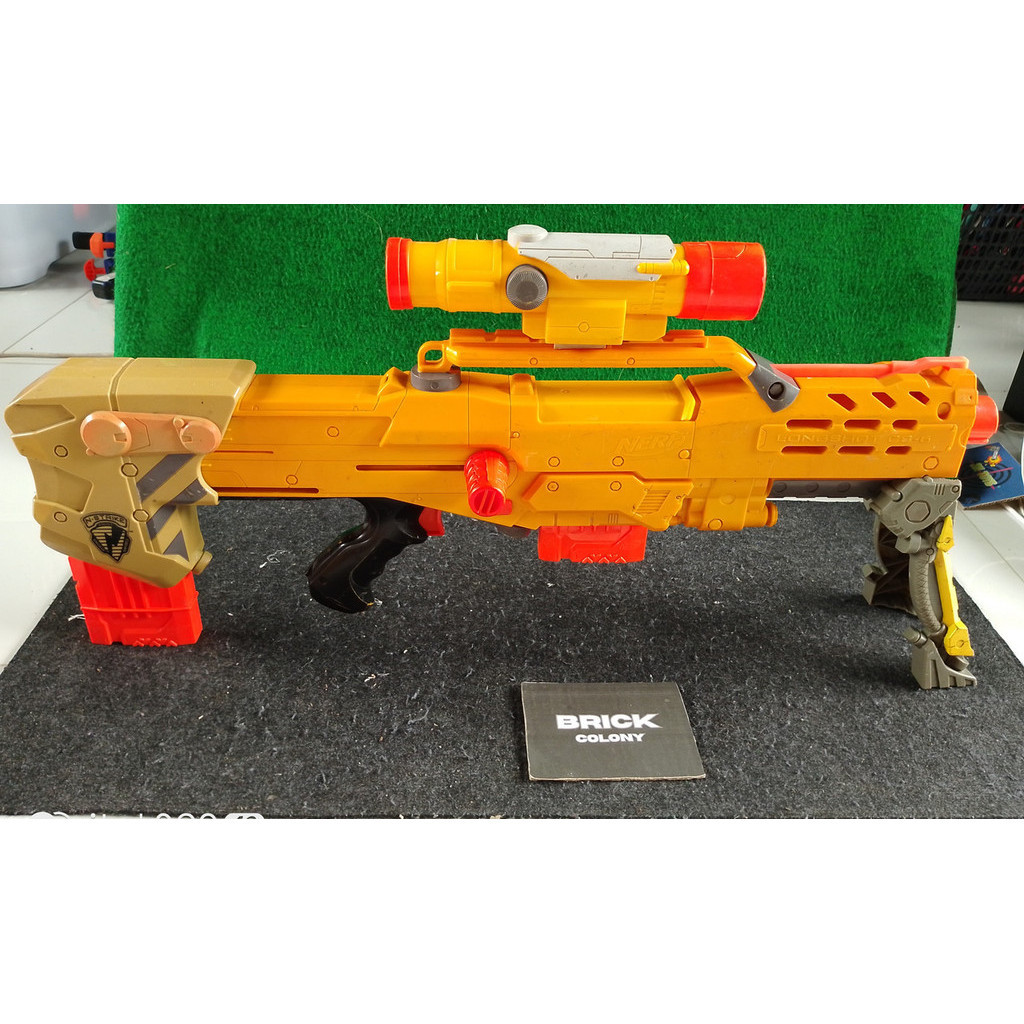 Jual Nerf N-Strike Elite Longshot CS-6 Tembakan Mainan Anak | Shopee ...
