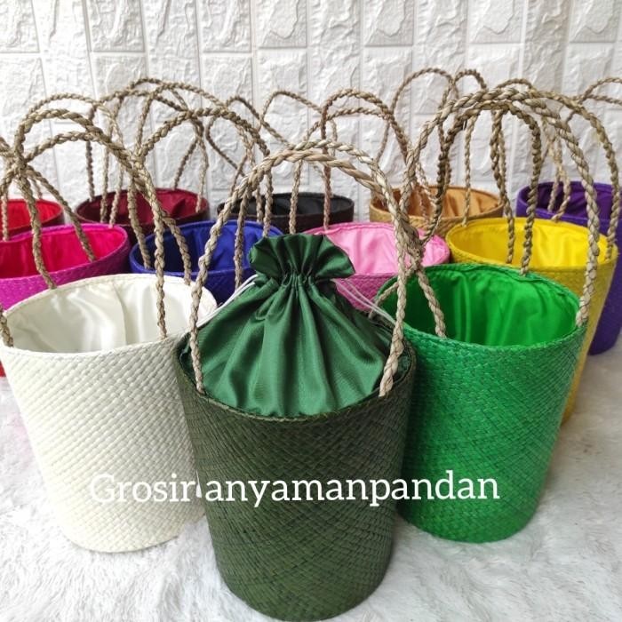 Jual Tas Parcel Pandan Ember Keranjang Parcel Lebaran Tas Hantaran ...