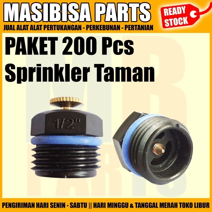 Jual SPRINKLER ADJUSTABLE / SPRINKLE TAMAN DRAT 1/2 (1 PACK ISI 200pcs ...