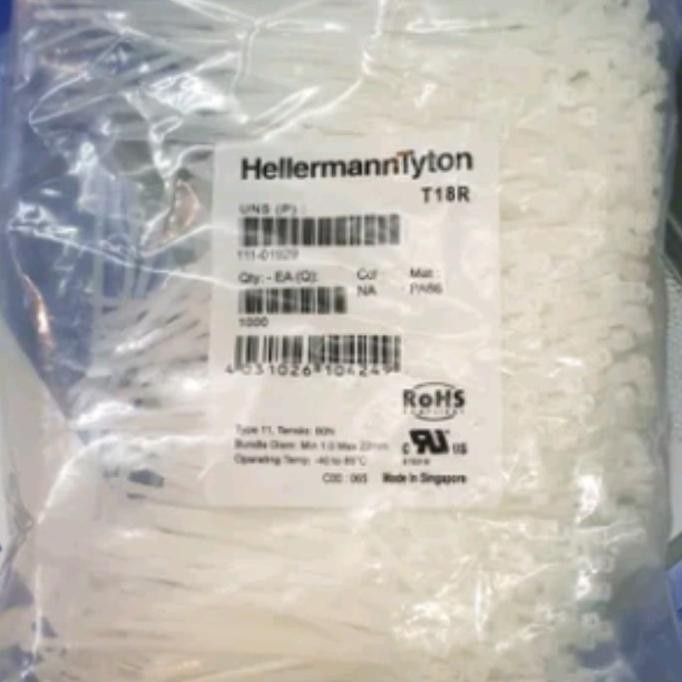 Jual Kabel Ties 100Mm T18R Insulok-Hellerman Tyton 1000Pcs Kualitas Premium | Shopee Indonesia