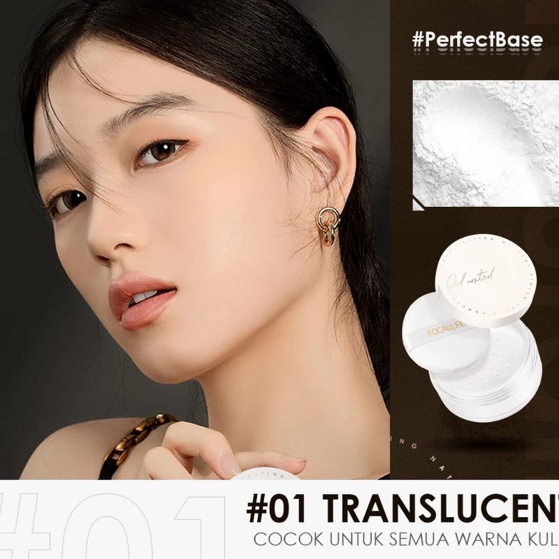 Jual Focallure #PerfectBase Oil-Control Loose Powder Silky Smooth ...