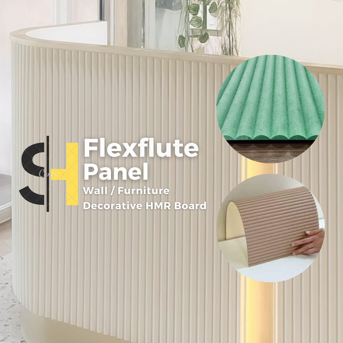 Jual Flexible Fluted Wall Panel Hiasan Dinding Cekung Cembung Lurus ...