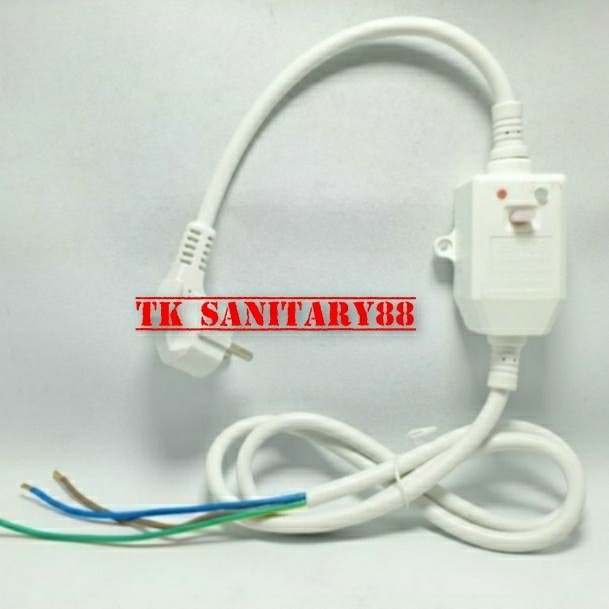 Jual KABEL ELCB WATER HEATER LISTRIK SEMUA MERK / COLOKAN PEMANAS AIR ...