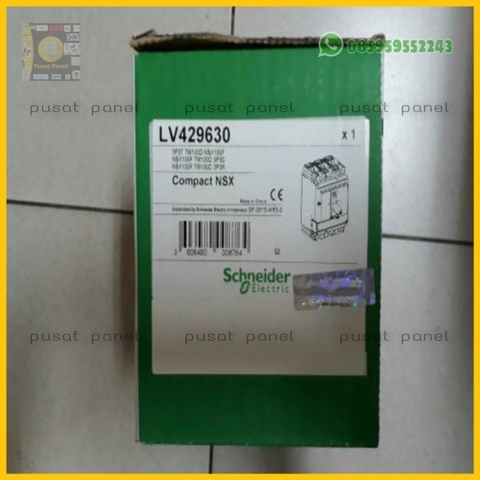 Jual SCHNEIDER MCCB NSX 100F 3P 100A LV429630 | Shopee Indonesia