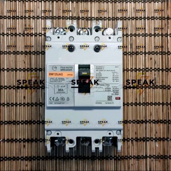 Jual MCCB FUJI ELECTRIC BW125JAG 3 PHASE 30 AMPERE ORIGINAL | Shopee ...
